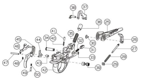 BERETTA PART | C88100 | TRIGGER GROUP A391 XTREMA 2 GA 12 CAMO MAX4 HD ...